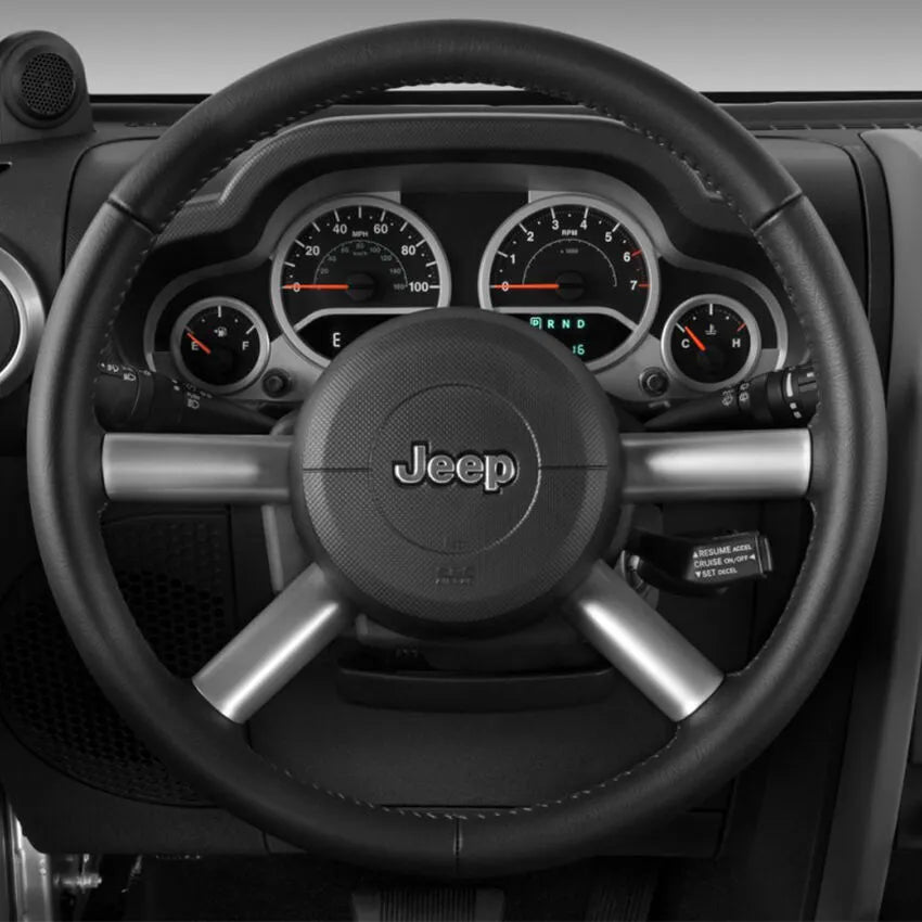 Steering Wheel Cover Kits for Jeep JK Wrangler Gladiator 2007-2010 – Maxspeeding