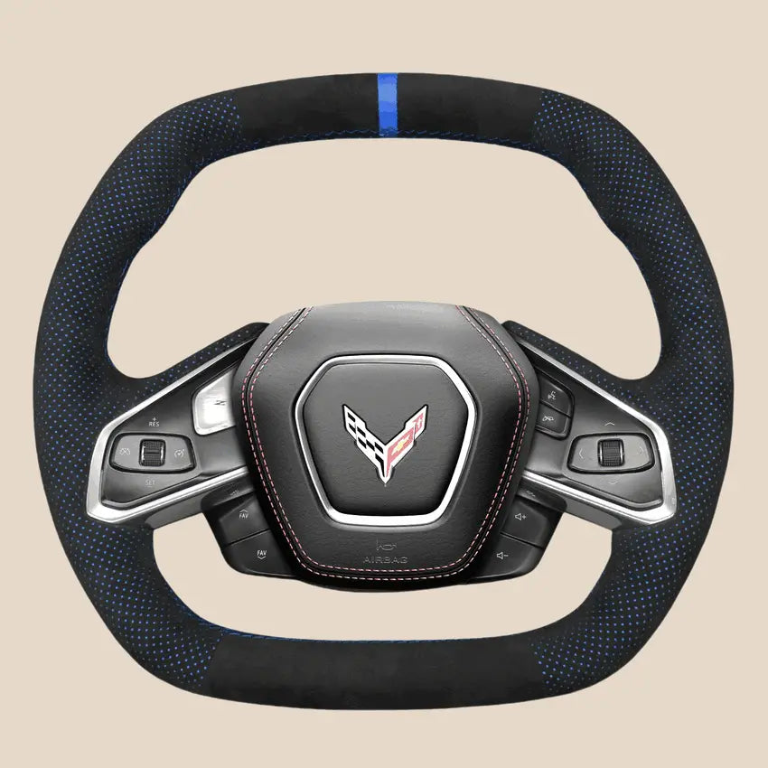 Steering Wheel Cover Kits for Chevrolet Corvette C8 Stingray 2020-2025 – Maxspeeding