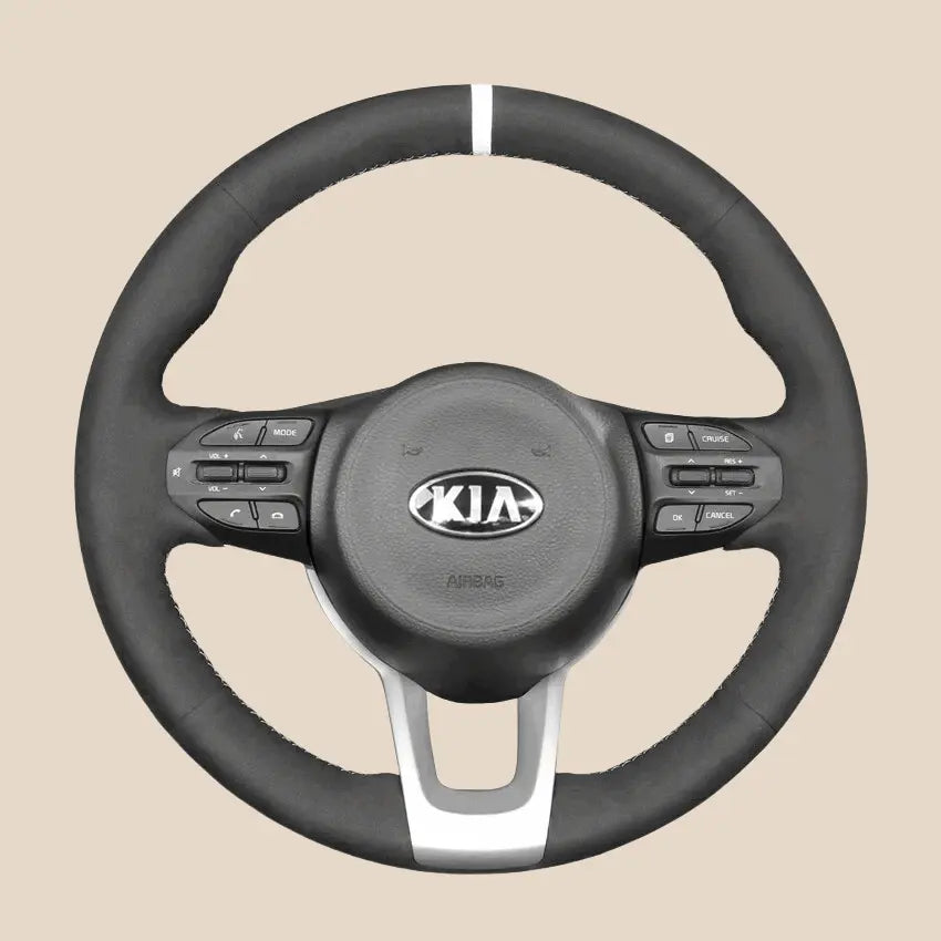 Steering Wheel Cover Kits for Kia Picanto 3 Rio Rio 4 Stonic 2017-2025 – Maxspeeding