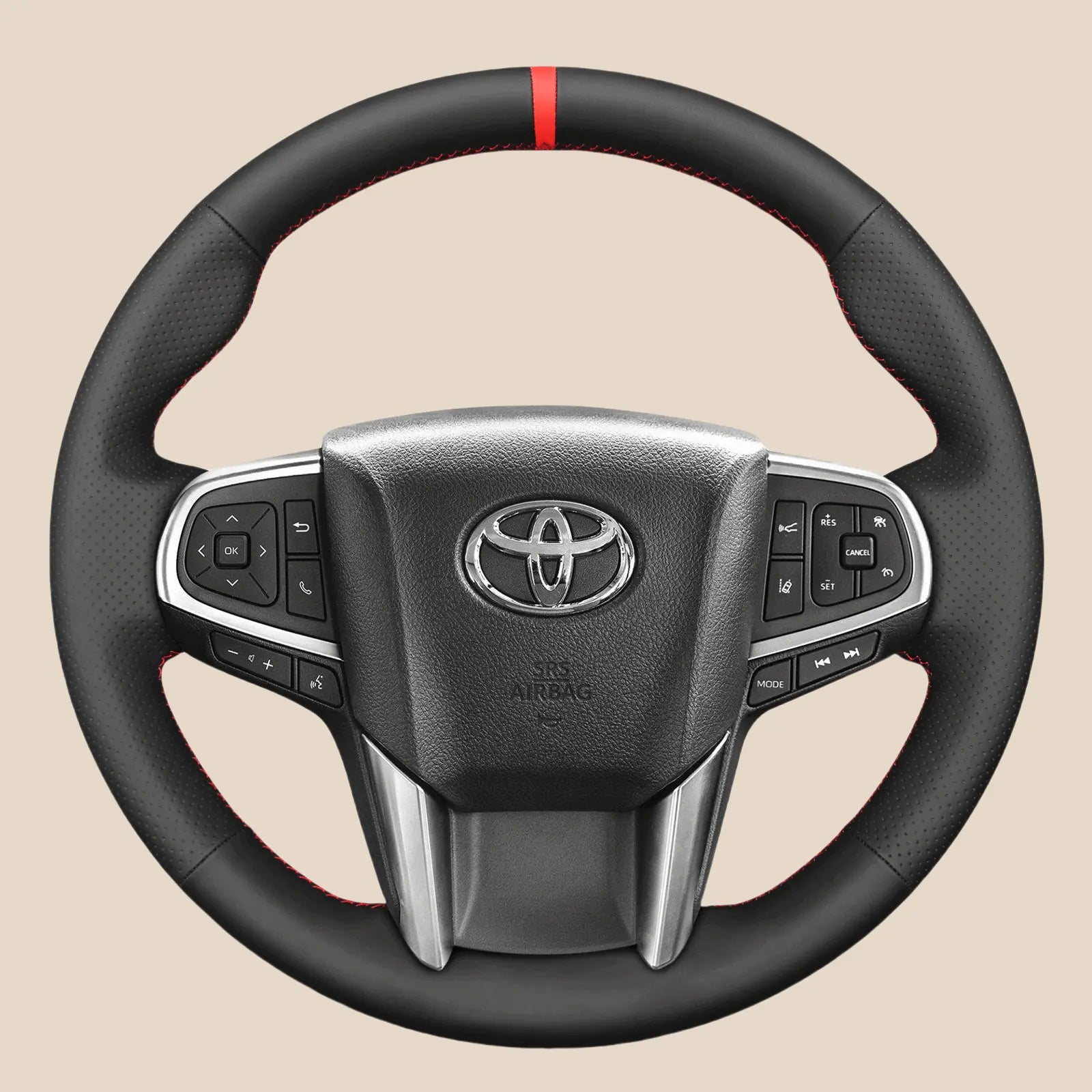 Steering Wheel Cover Kits for Toyota Hiace innova Granvia 2019-2025 – Maxspeeding