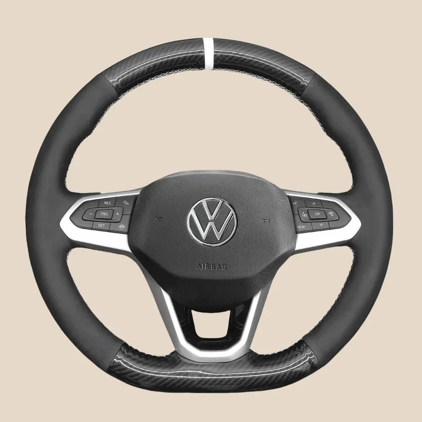 Steering Wheel Cover Kits for Volkswagen VW Atlas Cross Sport Taos Pas – Maxspeeding