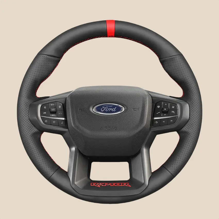 Steering Wheel Cover Kits for Ford Ranger Raptor 2022 2023 2024 ...
