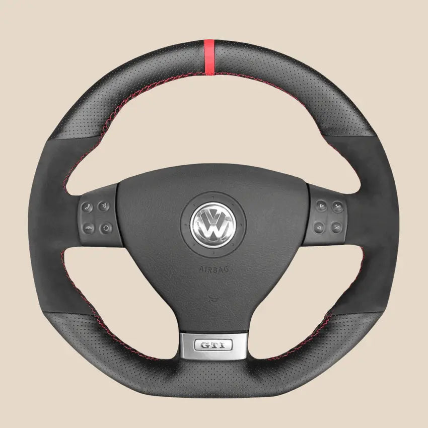 Steering Wheel Cover Kits for Volkswagen Golf GTI 5 R32 Scirocco Passa – Maxspeeding